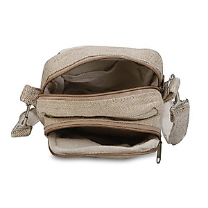 Suman Enterprises Pure Hemp Bag Handicraft Stylish Sling Bag Elegant Style Bag For Travel & Walk(White)