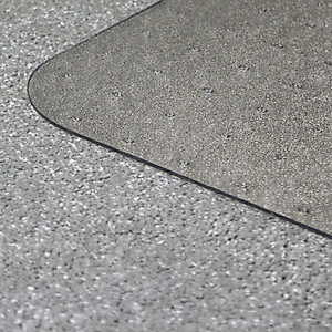 Marvelux Office Chair Mat for Carpeted Floors, Heavy Duty Polycarbonate for Medium Pile Carpets, Rectangular 48" x 60" Clear Office Chair Carpet Protector