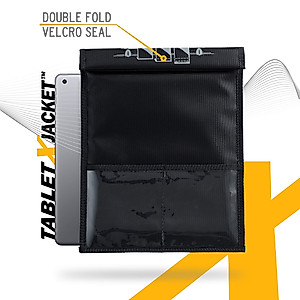 Faraday Defense Non-Window Faraday Bag Jacket for Tablets | Fast, Easy Access for Device Shielding - Law Enforcement & Military, Travel & Data Security, Executive Privacy, Anti-Tracking Anti-Hacking