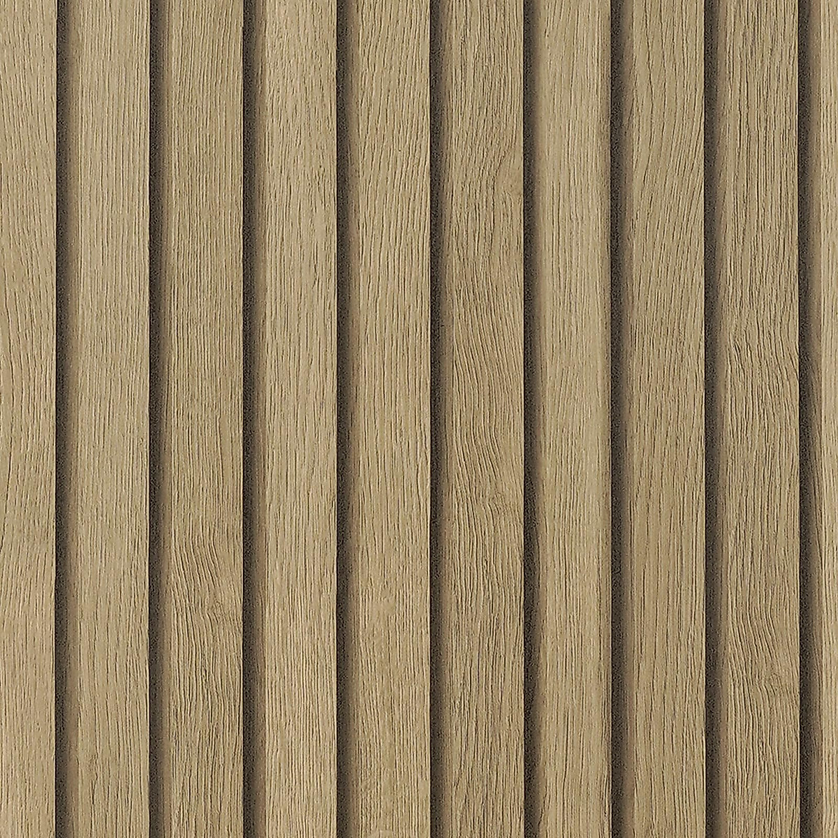Decotalk Wood Slat Wallpaper Peel and Stick Wood Contact Paper 17.7"x120" Wood Slat Wall Panel Wallpaper Removable Brown Slat Wood Wallpaper for Bedroom Slat Wood Contact Paper for Cabinets Slat Look