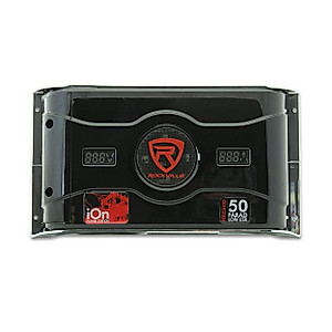 Rockville 50 Farad 24V Surge Hybrid Ion Capacitor Voltage+Amperage Meter (RXC50D)