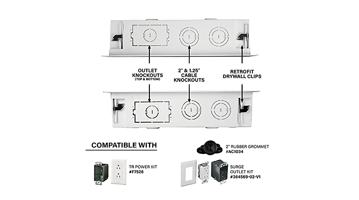 Legrand OnQ 17 Inch Enclosure for AV Devices
