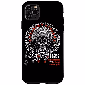 iPhone 11 Pro Max Native American Modify Your Dreams Magnify Your Hustle Gift Case