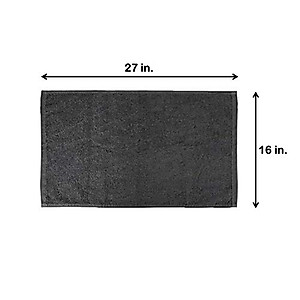 Arkwright Bleach Proof Salon Towels - Pack of 12 - Highly Absorbent, 100% Cotton, Quick Dry Spa Face Towel for Hair Stylist, Barber, Pedicure, and Esthetician, 16 x 27 in, Black