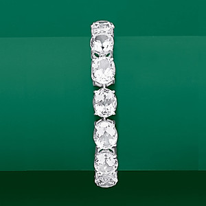 Ross-Simons 55.00 ct. t.w. Rock Crystal Bracelet in Sterling Silver. 7 inches