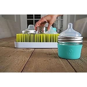 4 oz. Mason Bottle DIY Kit: BPA-Free Glass Baby Bottles You can DIY Using Mason Jars from Home, Made in The USA.