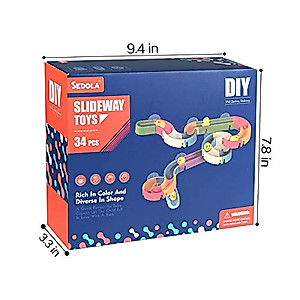 Bath Toys Water Balls Tracks for Kids for Wall Bathtub Toy Slide for Toddlers 3 4 5 6 Years 37 Pcs DIY Take Apart Set Shower Gift for Children