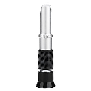 Handheld Antifreeze Refractometer, Automotive Engine Battery Antifreeze Refractometer ATC Glycol Antifreeze Tester with Antislip Rubber Handle