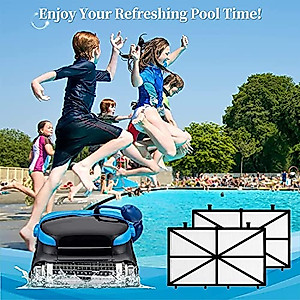 PHGH 9991432R4 Pool Cleaner Filter Compatible with Dolphin m400, m500, Nautilus CC Plus, 4Pack UltraFine Filter Replacement Robotic 9991432R4