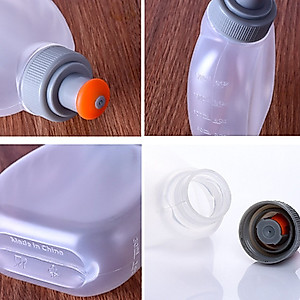 AONIJIE Marathon Running Vest Pack Water Hydration Backpack Outdoor Sport Bag Cycling Camping Climbing Rucksack (Blue+2pcs 250ml Bottles)