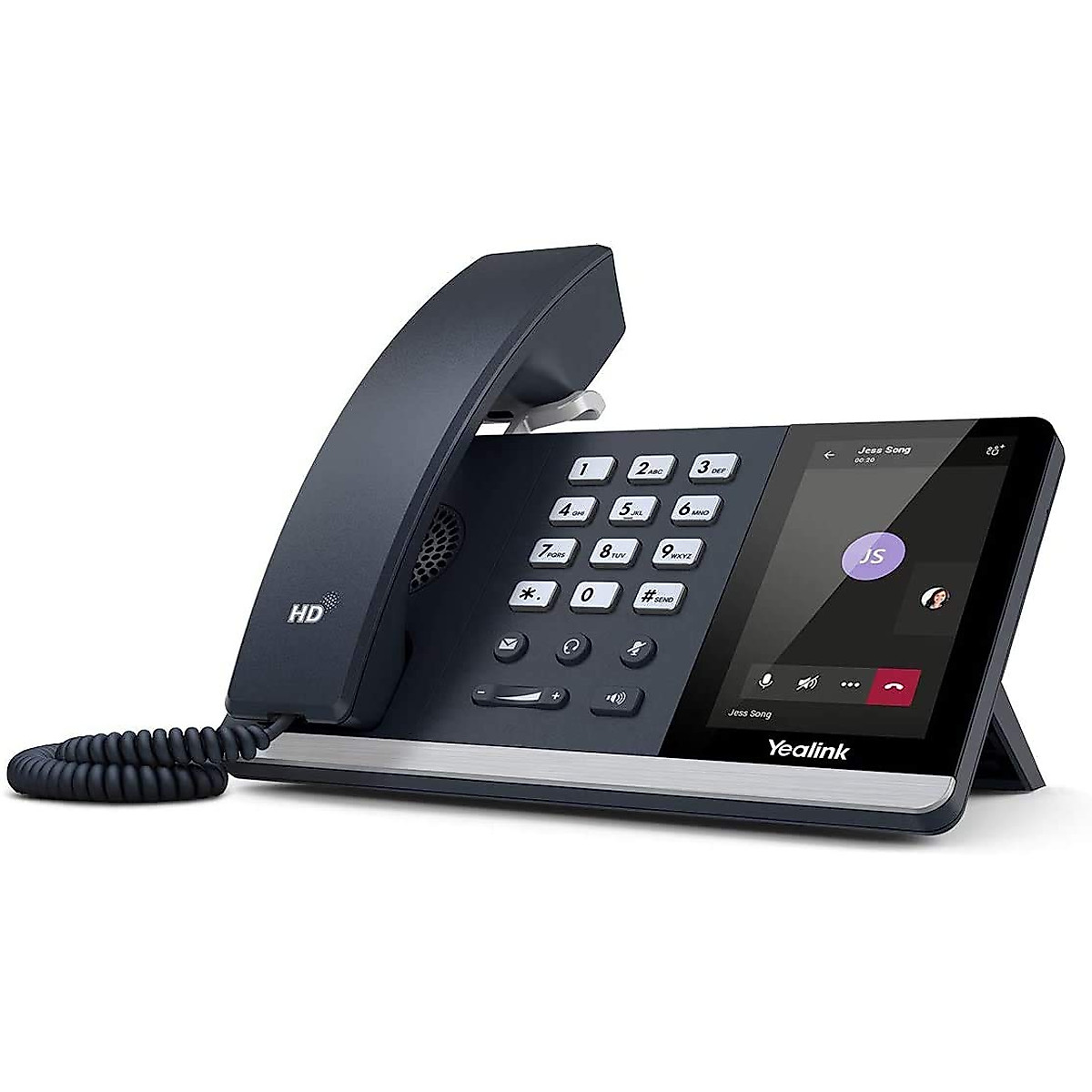 Yealink T55A IP Phone - Corded - Corded - Wall Mountable (Renewed)