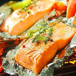 Crystal by Crystalware Aluminum Foil Sheets - Precut Foil Sheets - Pop Up Foil Sheets for Storing, Cooking Food - Premium Aluminum Foil Wraps - Single Foil Sheets 9" x 10.75" - 500 Sheets