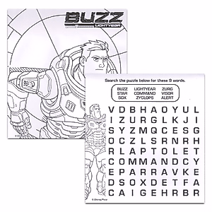 Disney Lightyear Coloring Book for Kids 4-8 ~ Bundle with Light Year Toy Story Activity Book, Imagine Ink, Stickers, and More (Toy Story Lightyear Coloring Pack)