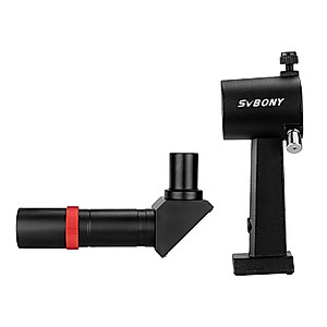 SVBONY SV182 Finderscope, Right-Angle Correct-Image Optical Finder, 6x30 Finder Scope for Astronomy Telescope, with Crosshair and Bracket