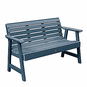 highwood Weatherly Garden Bench, 5 Feet, Nantucket Blue