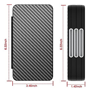 HEIYING Switch Game Card Case for Nintendo Switch/OLED/Lite,Portable Travel Carry Case with 72 Game Card Slots and 24 Micro SD Cards Slots