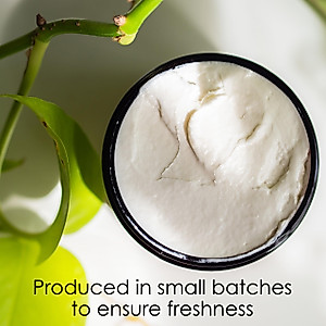 Lavender Body Butter with Shea Butter, Jojoba Oil & Lavender Essential Oil - Natural Lotion for Women, Non-Greasy Moisturizer for Dry Skin, Whipped Body Cream with Lavender Oil for Skin