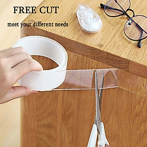 3 PCS Double Sided Adhesive Duct Tape Heavy Duty,Waterproof Reusable Strong Wall Tape Picture Hanging Strips Poster Carpet Tape.