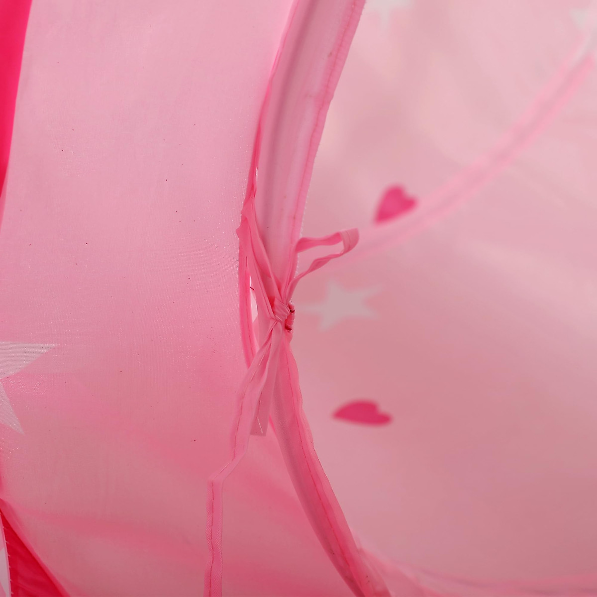 LimitlessFunN 4pc Princess Kids Pop Up Play Tent, Crawl Tunnel, Ball Pit | Includes Star Lights & Carrying Case |, Children Indoor Castle Playhouse for Girls, Toddlers, 47" D x 126" W x 53" H