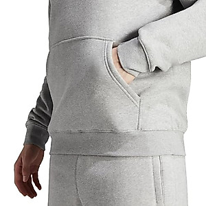 adidas Originals Men's Trefoil Essentials Hoodie, Medium Grey Heather