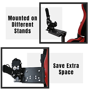 Hottoby USB handbrake,64 Bit PC Handbrake for Logitech G920 G25 G27 G29 Thrustmaster T500RS Sim Racing Handbrake with Clamp