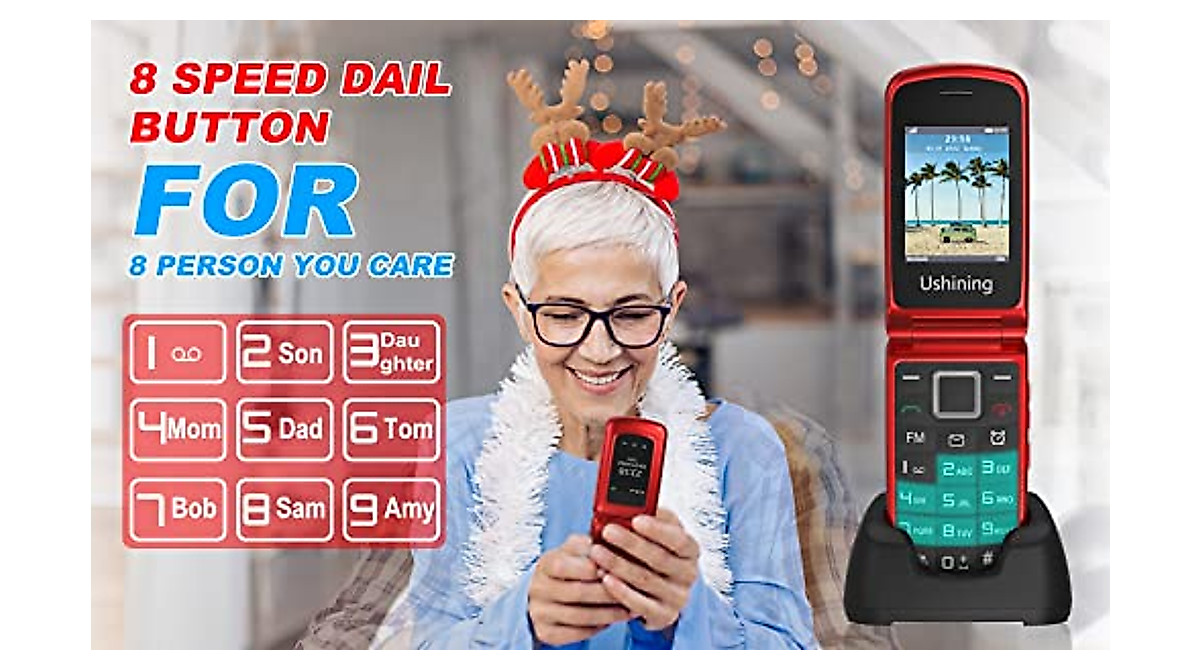 4G LTE Senior Flip Phone - Easy to Use & Reliable