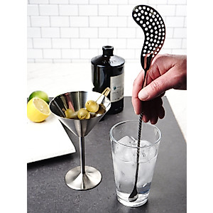 RSVP Endurance Stainless Steel Martini Glasses, Set of 2