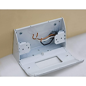 Bryant Electric RU100W tradeSELECT Under Cabinet/Counter Power Distribution Box, Slim Fit, White Metal