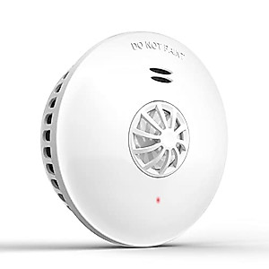 Jemay 2-in-1 Smoke and Heat Detector Alarm,Non-Disturb Mode Fire Alarms Smoke Detectors,10-Year Battery Sealed (Non-Removable),Photoelectric Sensor Alarm,with Easy Install and Test Button,AW192