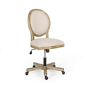 Christopher Knight Home Pishkin Office Chair, Beige + Natural