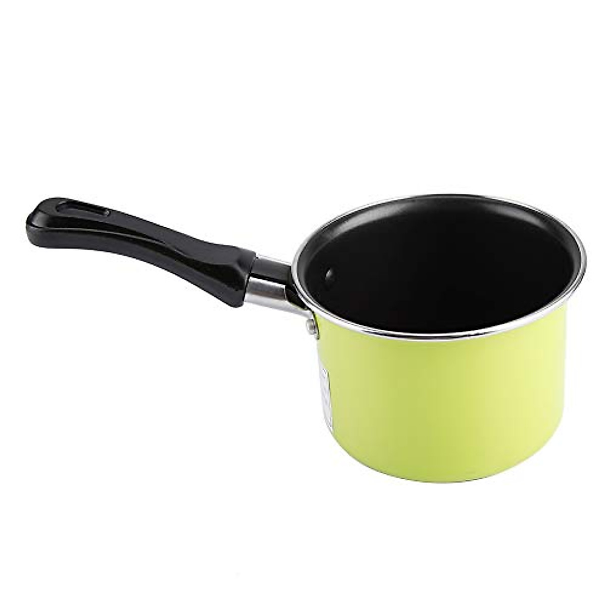 Non stick Stockpot Practical Convenient Soup Pot Saucepan Mini Colorful Milk Pot Saucepans (green)