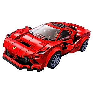 LEGO Speed Champions 76895 Ferrari F8 Tributo Toy Cars for Kids, Building Kit Featuring Minifigure (275 Pieces)