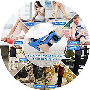 Plantarelief Plantar Fasciitis Night Splint: Plantar Fasciitis Relief Braces - Plantar Fasciitis Arch Support for Women Men - Dorsal Night Splints Relief Achilles Tendonitis Foot Drop Heel Pain