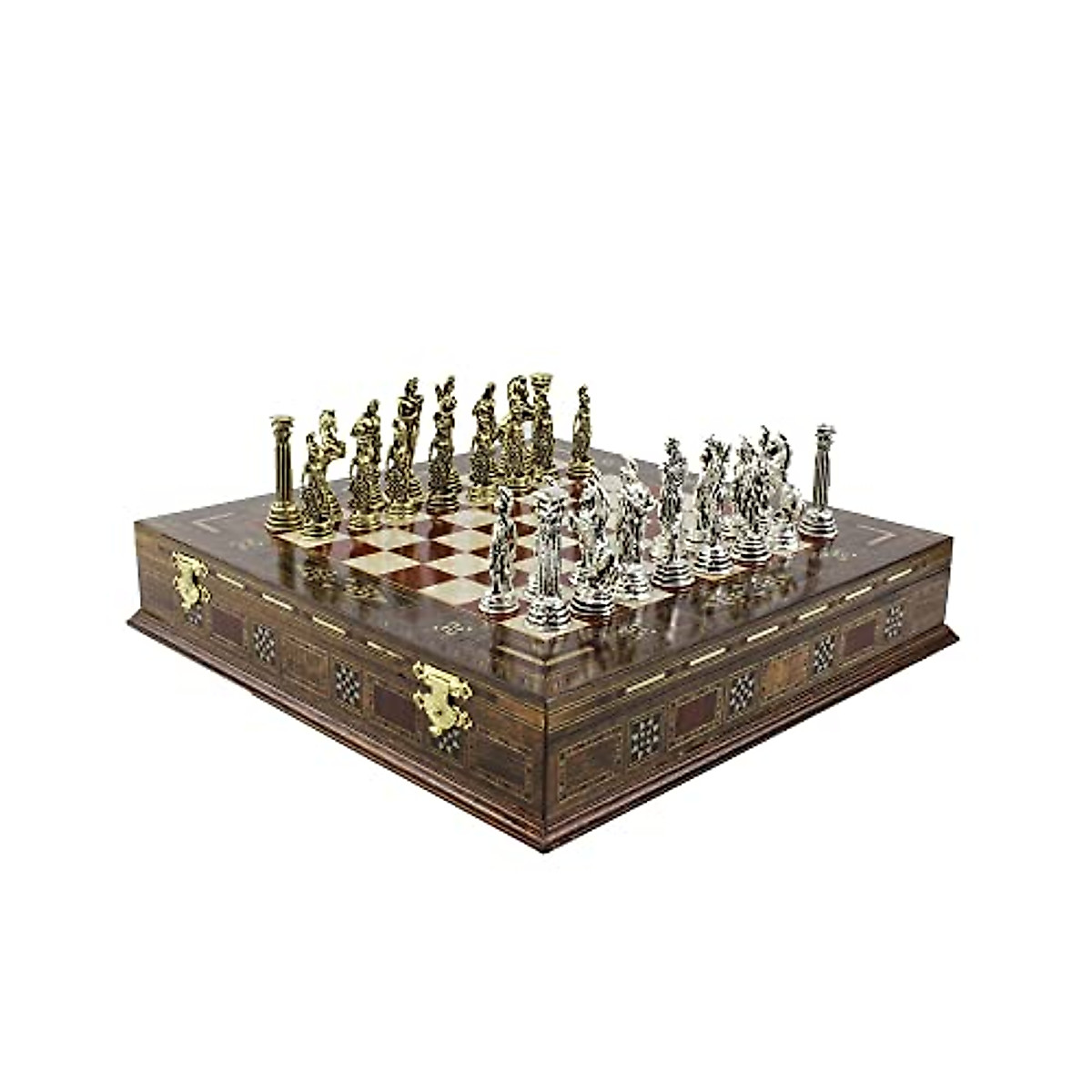 Antochia Crafts 11 Inches Custom Chess Set - Personalized Chess Set - Gift Idea for Son, Husband, Father and Anyone for Birthday, Anniversary and Any Occasion, 2 players