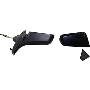 Garage-Pro Passenger Side Manual Remote (Lever Control) Non-Heated Mirror for Ford Focus 2008-2011 with 2 Caps Sedan
