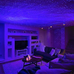 BlissLights Sky Lite - LED Laser Star Projector, Galaxy Lighting, Nebula Lamp for Gaming Room, Home Theater, Bedroom Night Light, or Mood Ambiance (Green Stars)