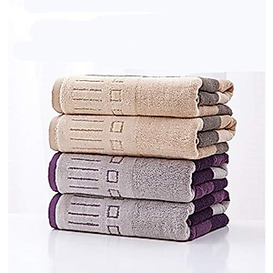 4 Pack Washcloths 100% Cotton Washcloths Set, 13 x 13 inches, Soft Bathroom Wash Cloths, Highly Absorbent Thickened Face Towels, Fingertip Towels, Luxury Face Cloths Wach Cloths for Bathroom Hotel Spa