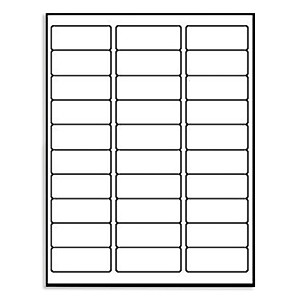 9527 Product 30 up Sticker Labels 1 x 2-5/8 FBA Shipping Address Labels SKU Labels for Laser/Ink Jet Printer, 30 Sheets Total 900 Labels