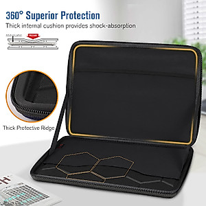 FINPAC Hard Laptop and Tablet Sleeve Case for 13.6-inch MacBook Air M3 A3113 2024, 14-inch MacBook Pro M4/M3/M2/M1 2024-2021