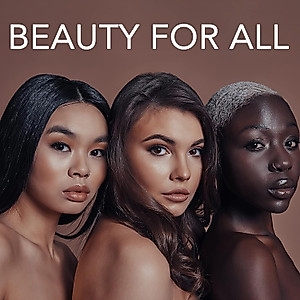 ALLROSE Eyebrow Stamp Stencil Kit - Waterproof Eye Brow Stamping Kit for Perfect Eyebrows with 20 Brow Stencils, Brow Stamp Stencil Kit, Dark Brown