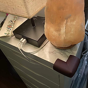 PRObebi Corner Protector Baby 10 Pack - Baby Proofing Corner Guards - Extra Large Edge Protector for Baby for Table, Stair, Cabinet - Brown