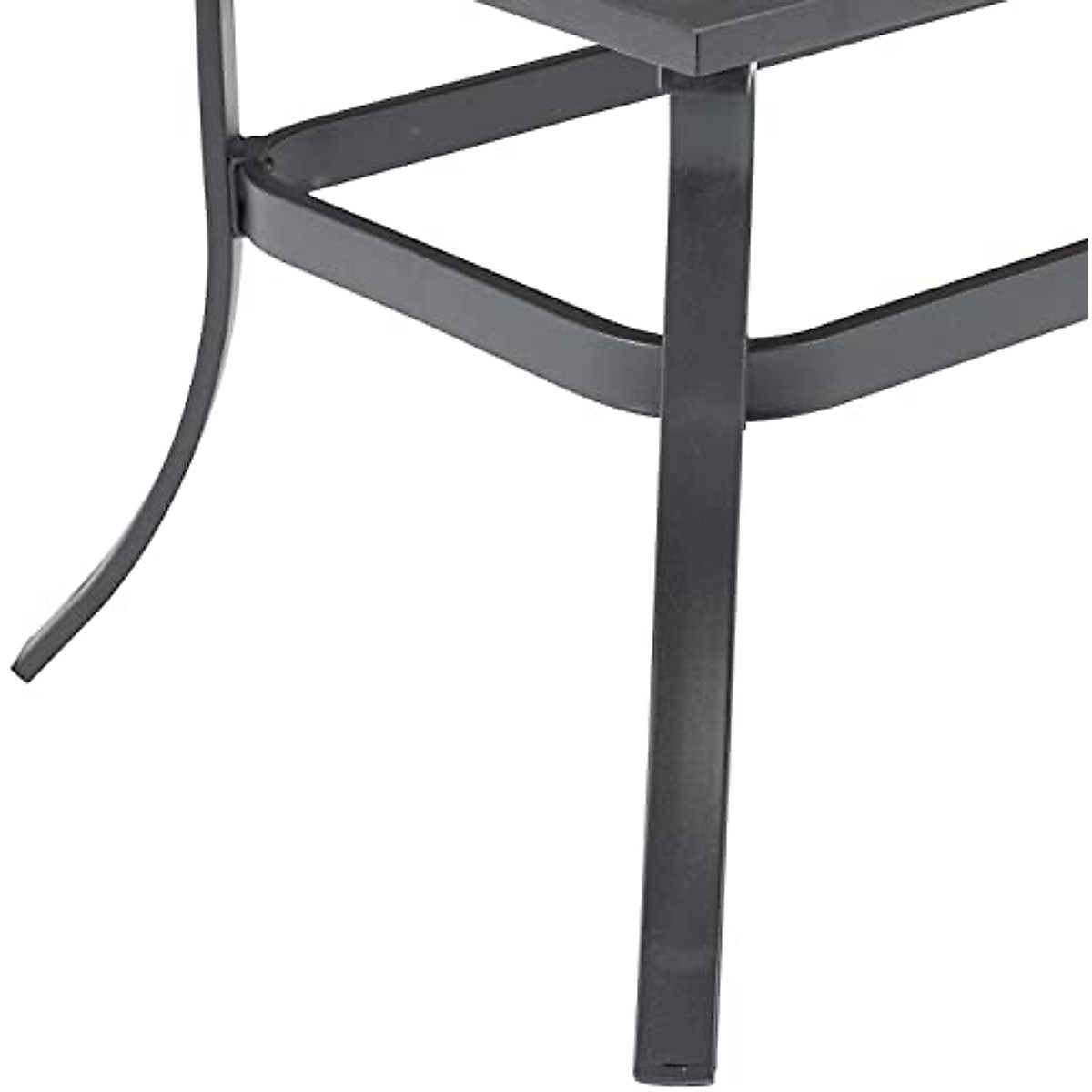 Crosley Furniture KO70350MB-TE Dahlia Outdoor Metal and Wicker 2-Piece Sofa Set (Sofa, Coffee Table), Matte Black with Taupe Cushions