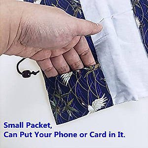 PUPUZAO A5 Book Cover ( Red-Crowned Crane in Dark ) Hard Book Sleeve Cover for Paperback,Journal,Diary,Novel,Washable Fabric,Fits Thickness Adjustable