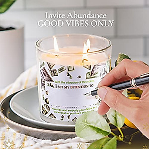 Magnificent 101 Money Cash Flow Boost Large Glass Candle 14oz