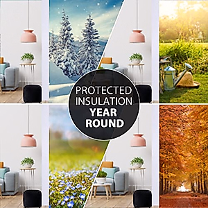 Home Weighted Door Draft Stopper 32 Inch, Weather Stripping Noise Blocker Window Breeze Blocker Door Sweeps - Improved Rectangle Door Draft Blocker with Hook Loops, More Fits 0 to 3" Door Gaps, Black