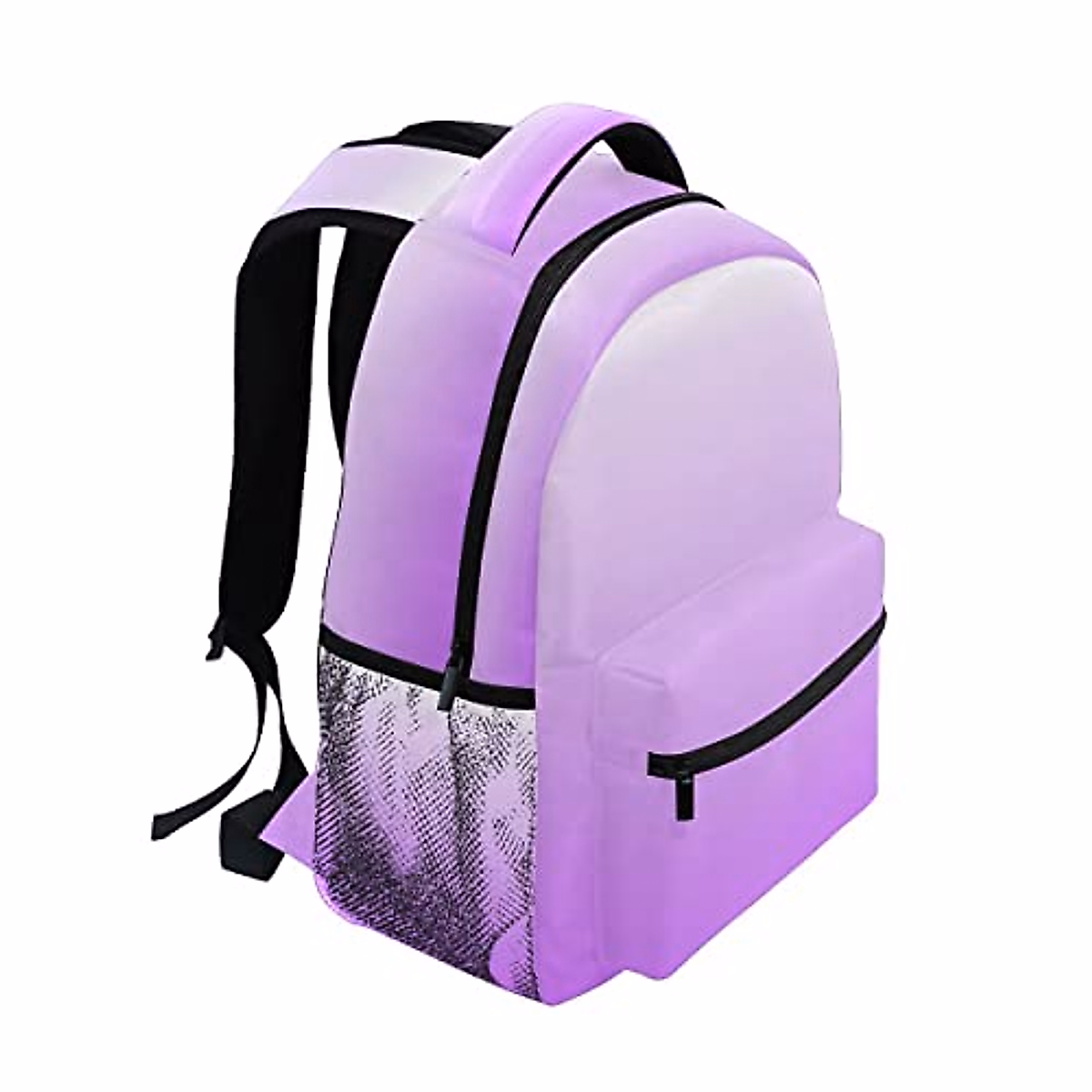 Gradient Purple Backpack for Boy Girl Bookbag School Bag Daypacks for Women Gradient Purple
