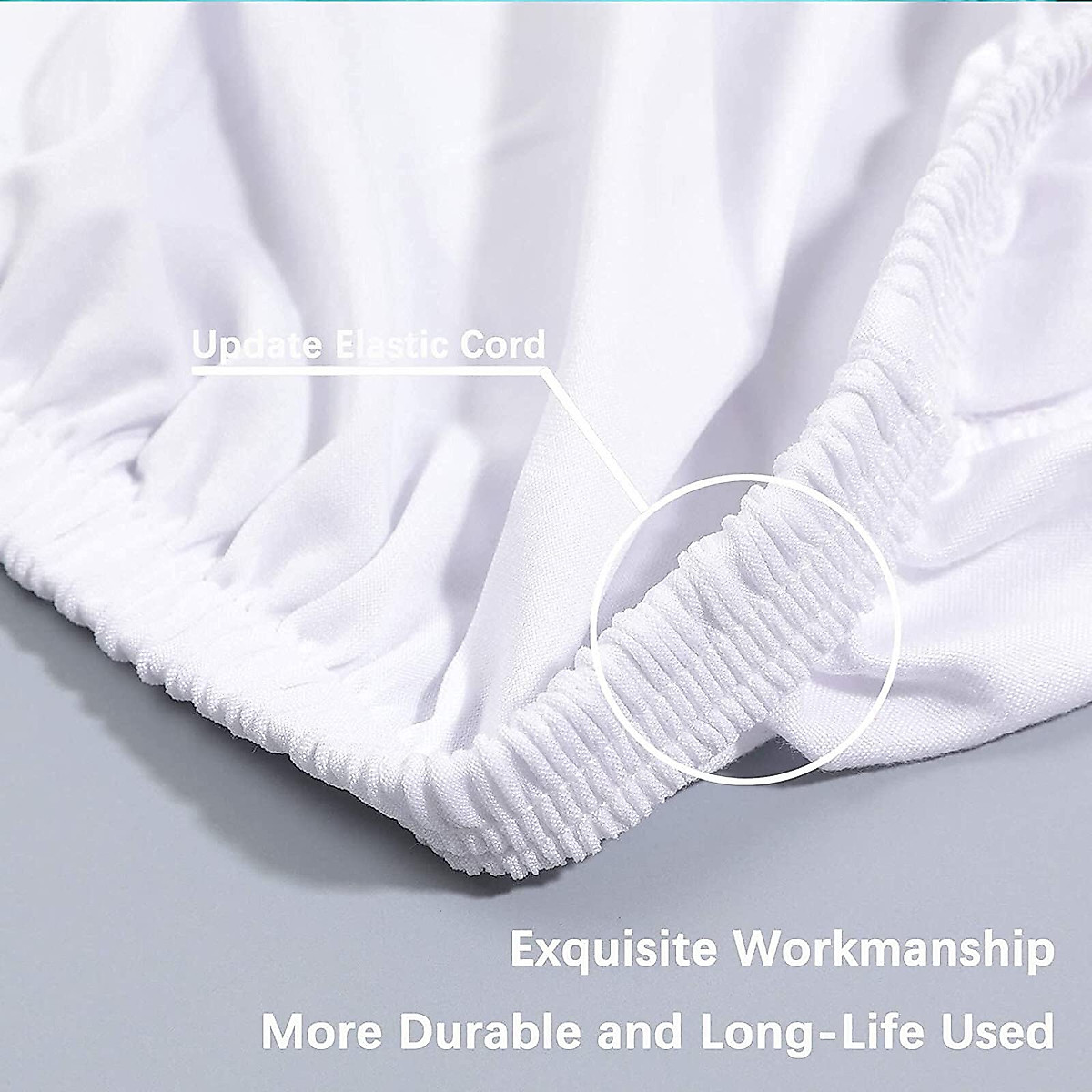 CUXWEOT Red Christmas Cute Candy Cane Chair Cover Stretch Removable Washable Dining Chair Anti-dust Seat Slipcover for Party Kitchen Protector (Set of 6)