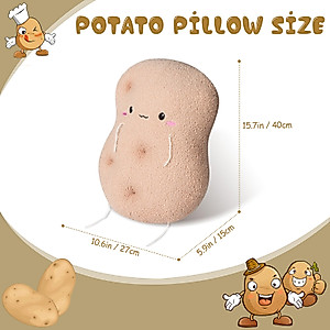 Marble Empire Potato Pillow Plush Toy Kawaii Stuffed Food Plushie Soft Decorative Throw Pillows 15.7"