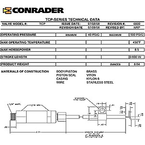 5/8" Compression Top Inlet X 1/2" MNPT Outlet, Combo Pilot Unloader Check Valve with Throttle Control Cable for 6.5HP Max Gas air Compressors (125-150 PSI, 24" Throttle Control Cable & Unloader Valve)