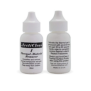 ArctiClean Kit 1 & 2 Thermal Paste Compound Remover + Arctic Silver 5 Thermal Compound Paste 3.5g + Lansh Tool